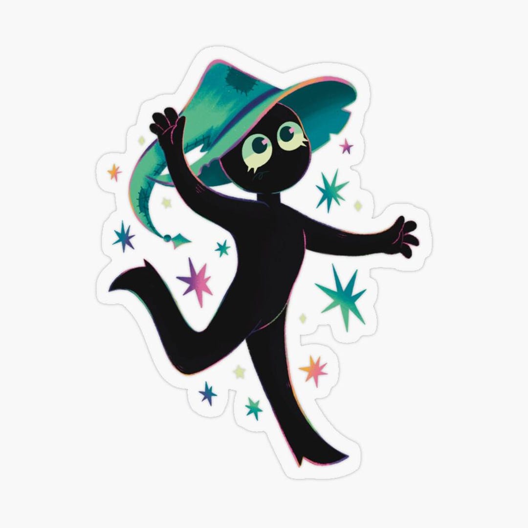 PREORDER Inscryption Lonely Wizard Clear Vinyl Sticker READ DESCRIPTION ...