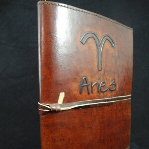 ZODIAC Handmade Refillable Leather Journal Diary With - Etsy