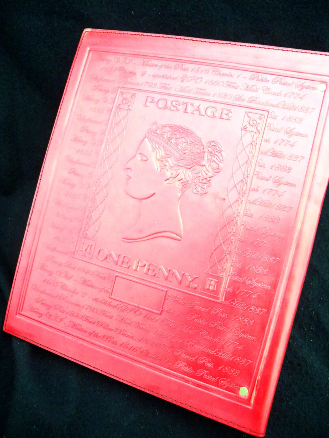 A4 / US Letter Size Ring Binder Stamp Album Hand-tooled - Etsy