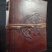 A5 Handmade Leather Journal - With Hand-tooled Medieval Dragon - Pagan ...