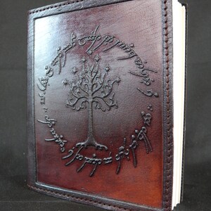 Tree of Gondor by J R Tolkien Handmade Leather Journal Book of Shadows - Etsy