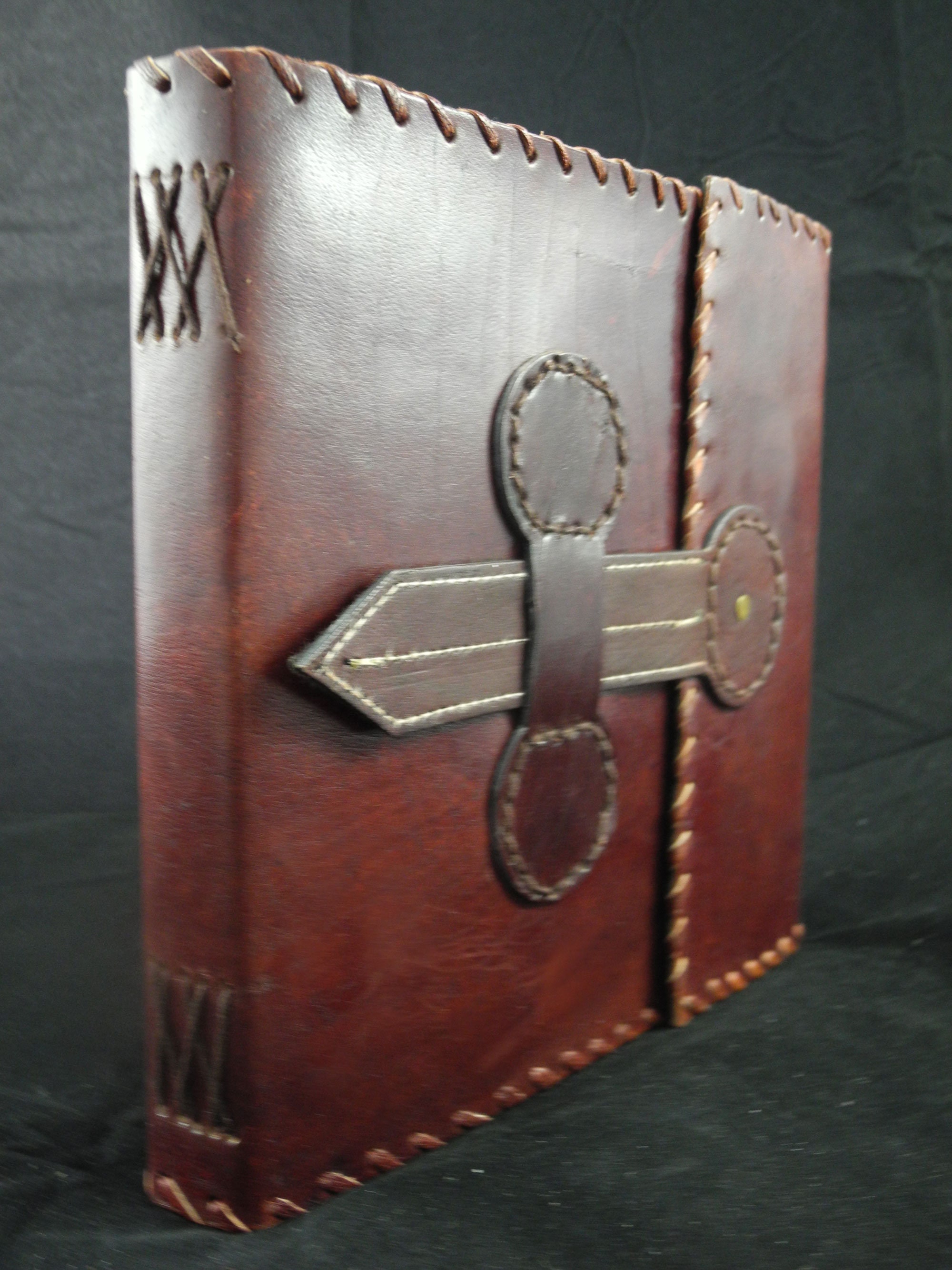 GOTHIC Handmade Leather Sketchbook Journal Pagan Wicca Book | Etsy