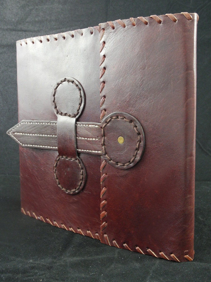 GOTHIC Handmade Leather Sketchbook Journal Pagan Wicca Book | Etsy