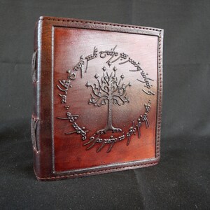 Tree of Gondor by J R Tolkien Handmade Leather Journal Book of Shadows - Etsy