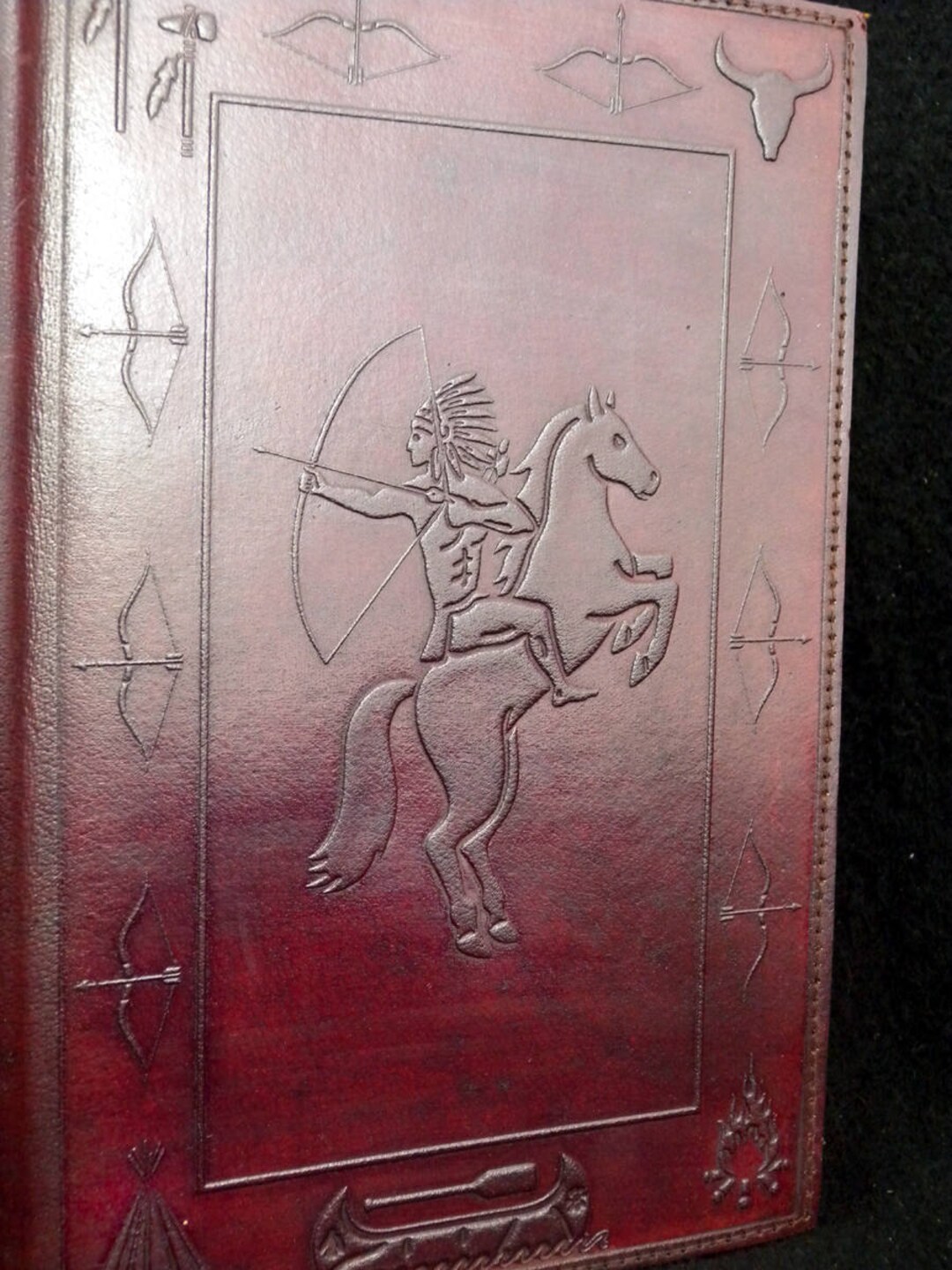 Native American Indian Theme Handmade A5 Leather Journal Diary - Etsy