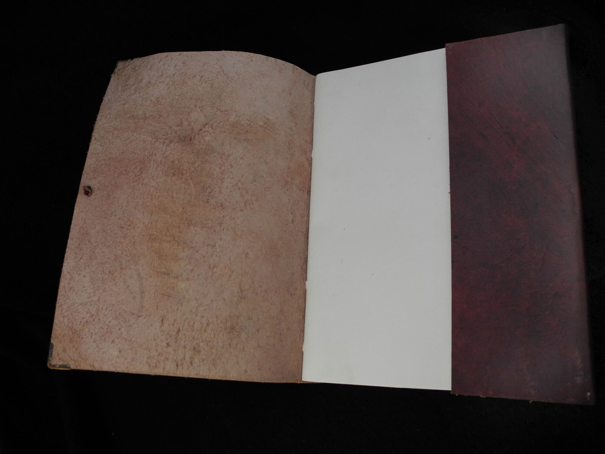 A5 Handmade Leather Diary Journal Sketchbook DRAGONS Design | Etsy