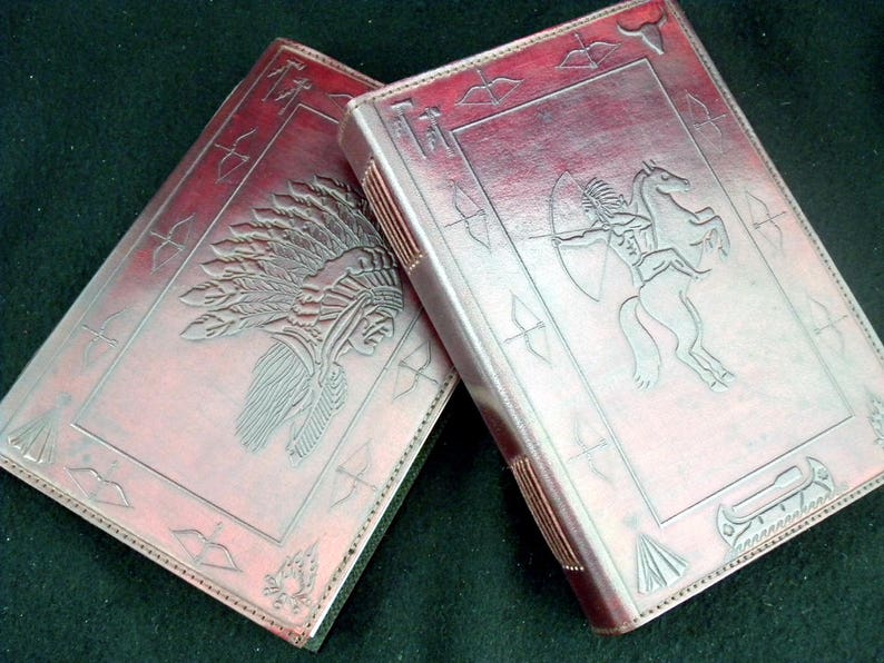 Native American Indian Theme Handmade A5 Leather Journal | Etsy