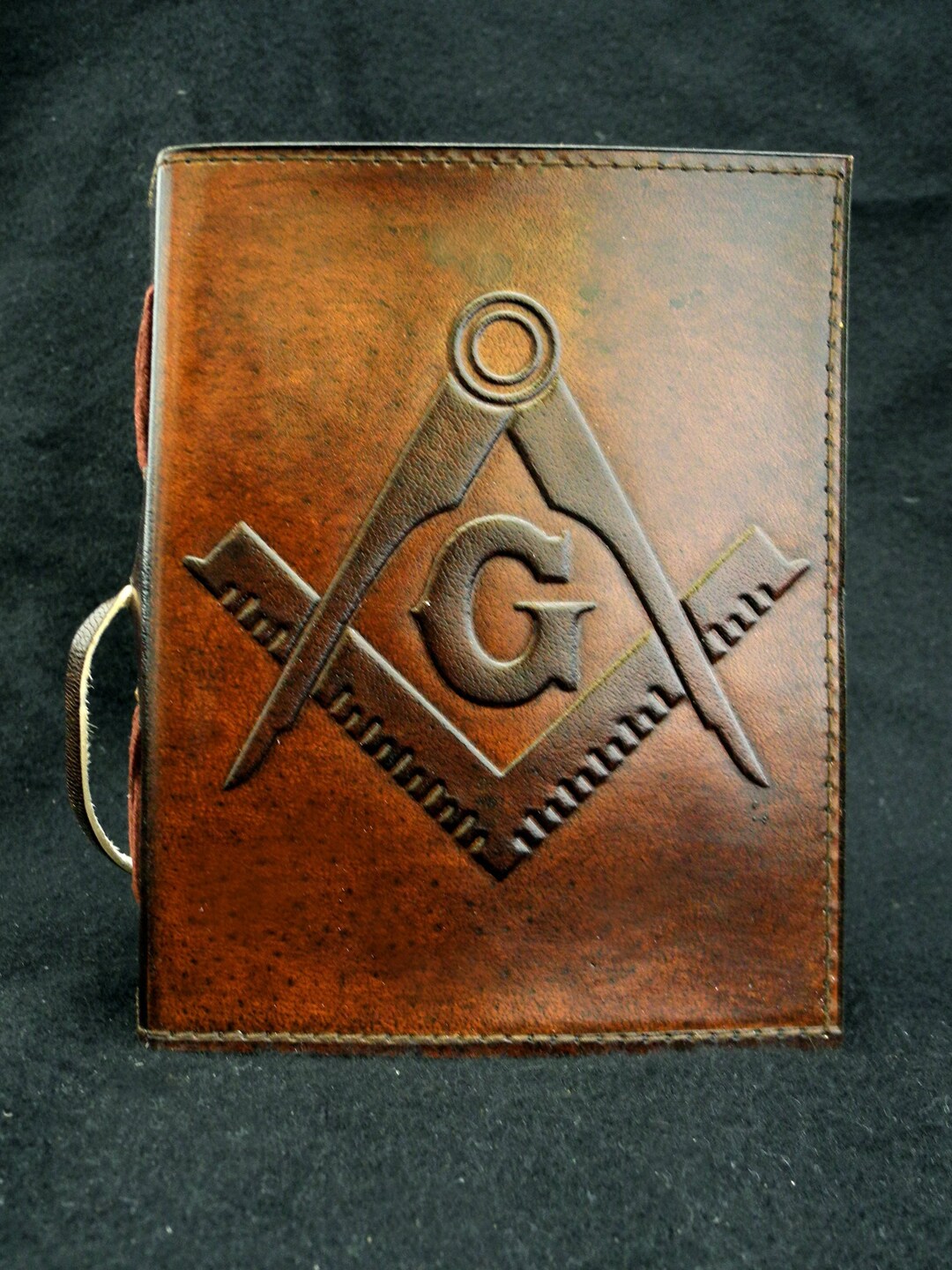 SECONDS Small MASONIC Handmade Leather Journal Diary With Symbols of ...
