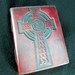 Small Celtic CROSS Handmade Leather Journal Diary Pages of - Etsy