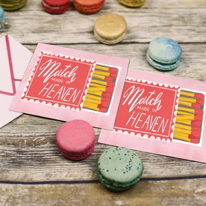 Printable Valentine's Day Card, Match Made in Heaven - Etsy