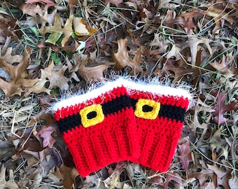 Santa Boot Cuffs - Etsy