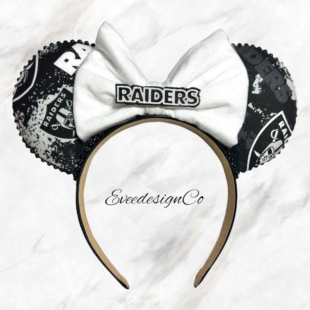 Raiders Minnie Ear - Etsy