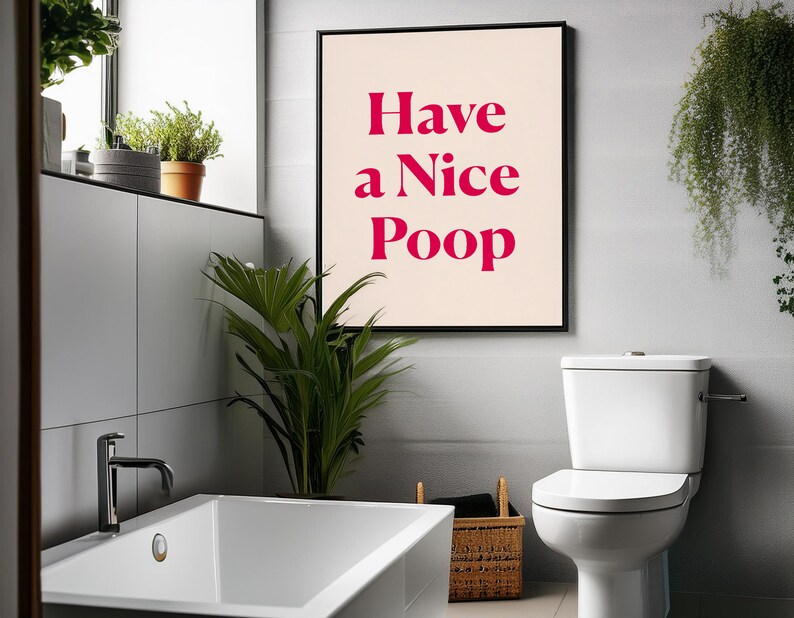 Poster, Typography, Minimalist Kids, Modern Art, Quote, Poop, Child ...