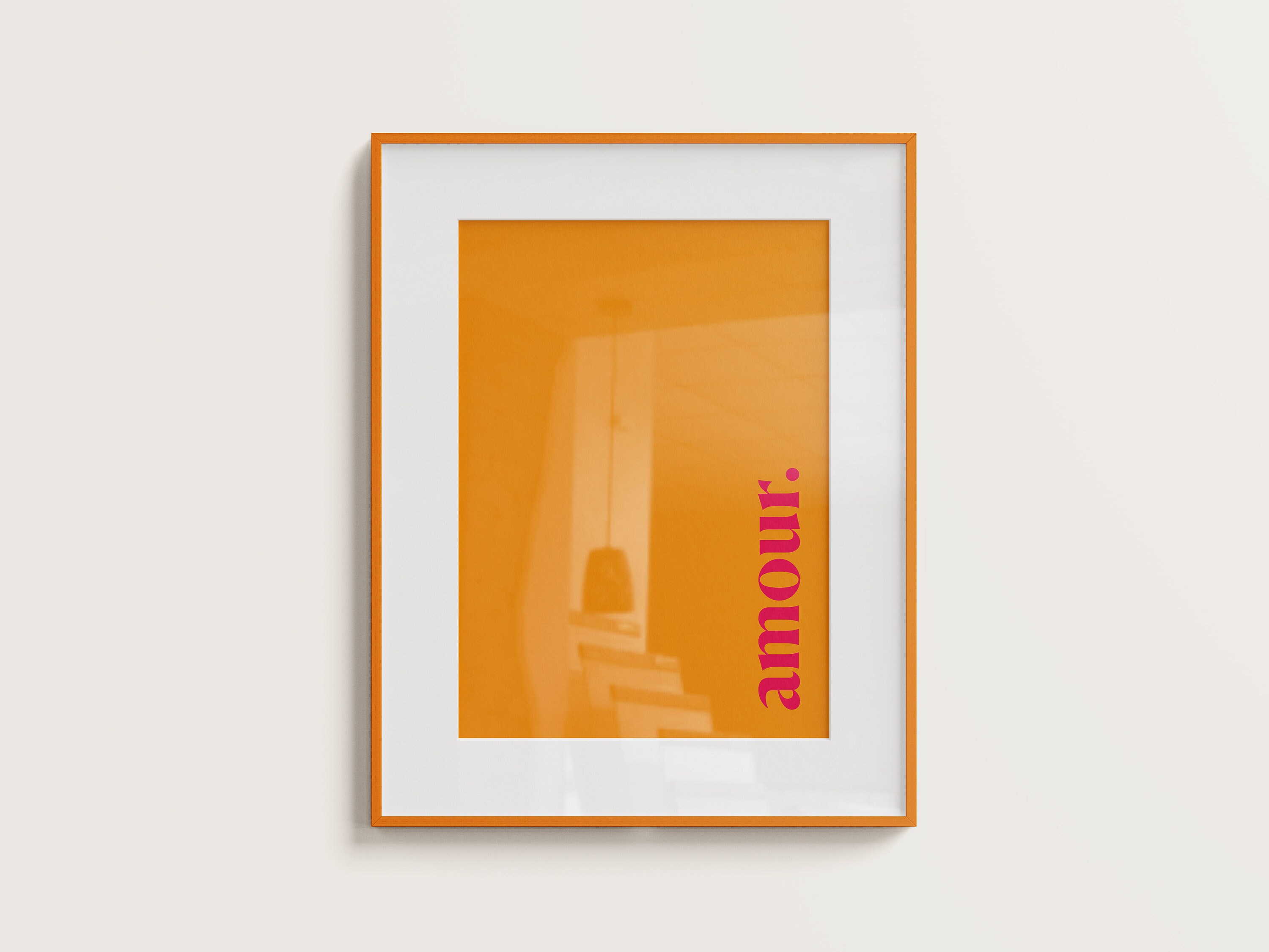 Amour, Positive Poster, Love Poster, Typography Aestethic Wall Art ...