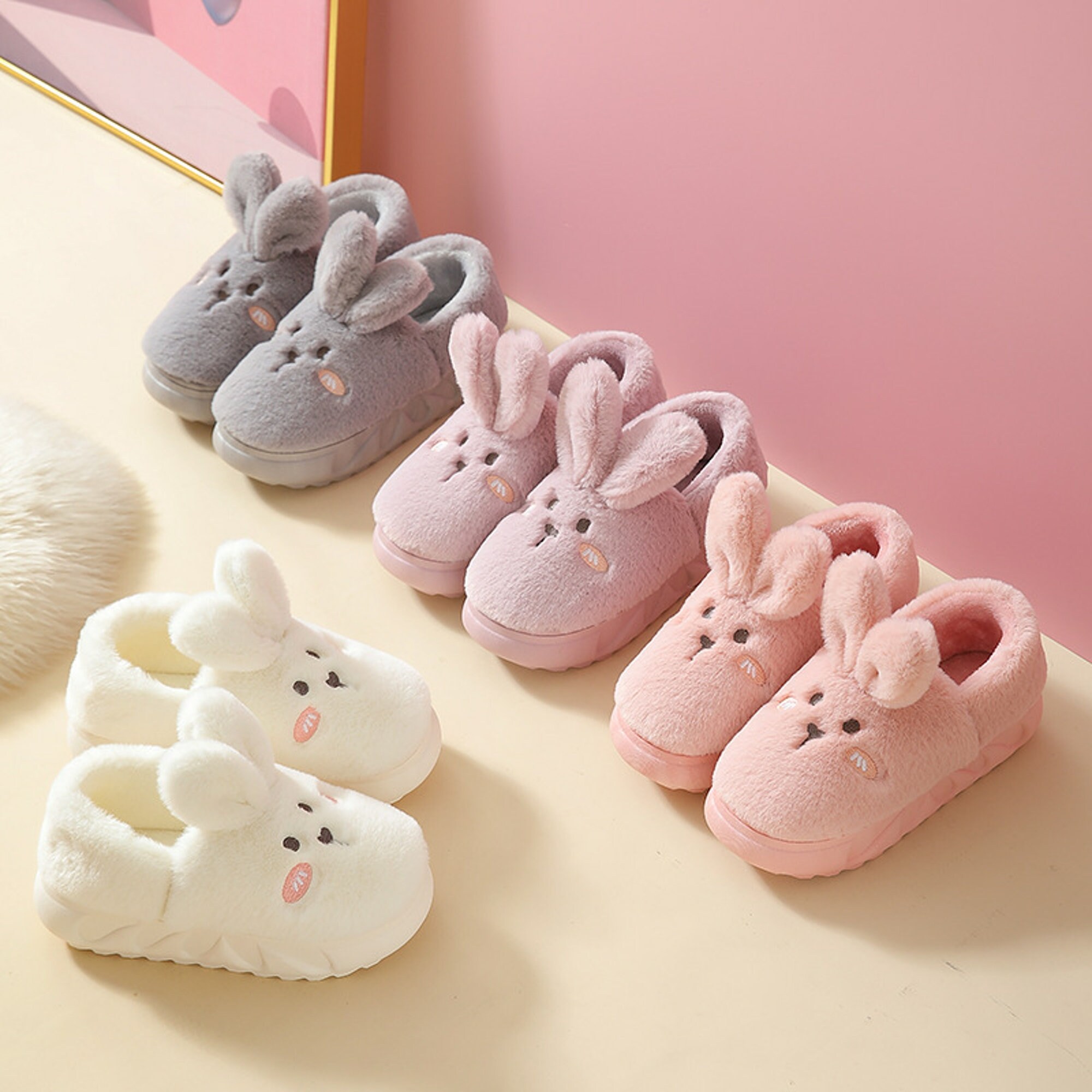 Cute Women Slippers Kawaii House Slippers Casual Anti-slip - Etsy