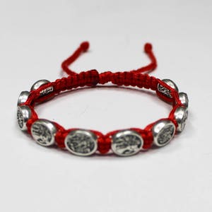 Red Cord St.michael Archangel Bracelet on Red Cord Saint Michael ...