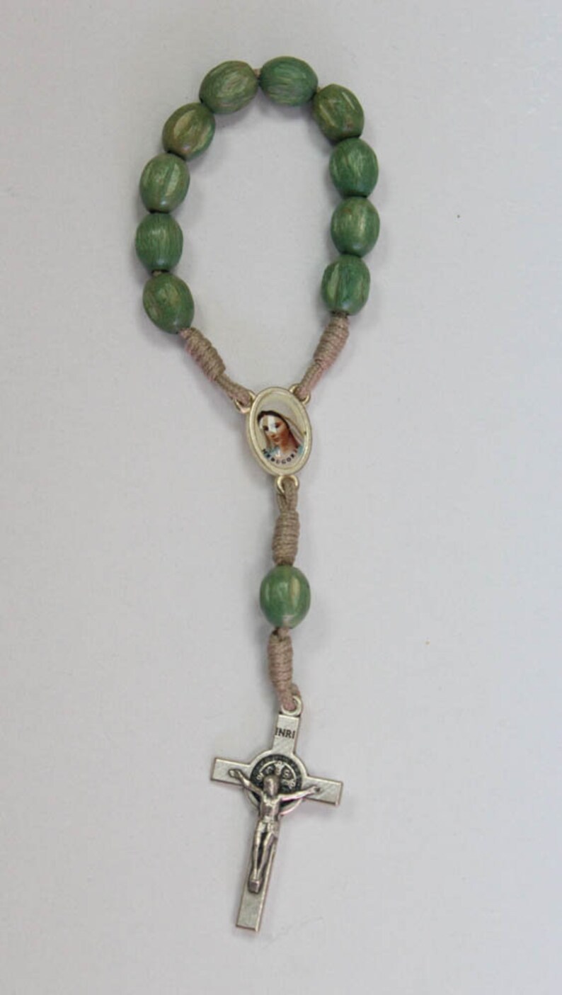 One Decade Wood Beads Rosary, One Decade Rosary, One Decade, Rosary ...