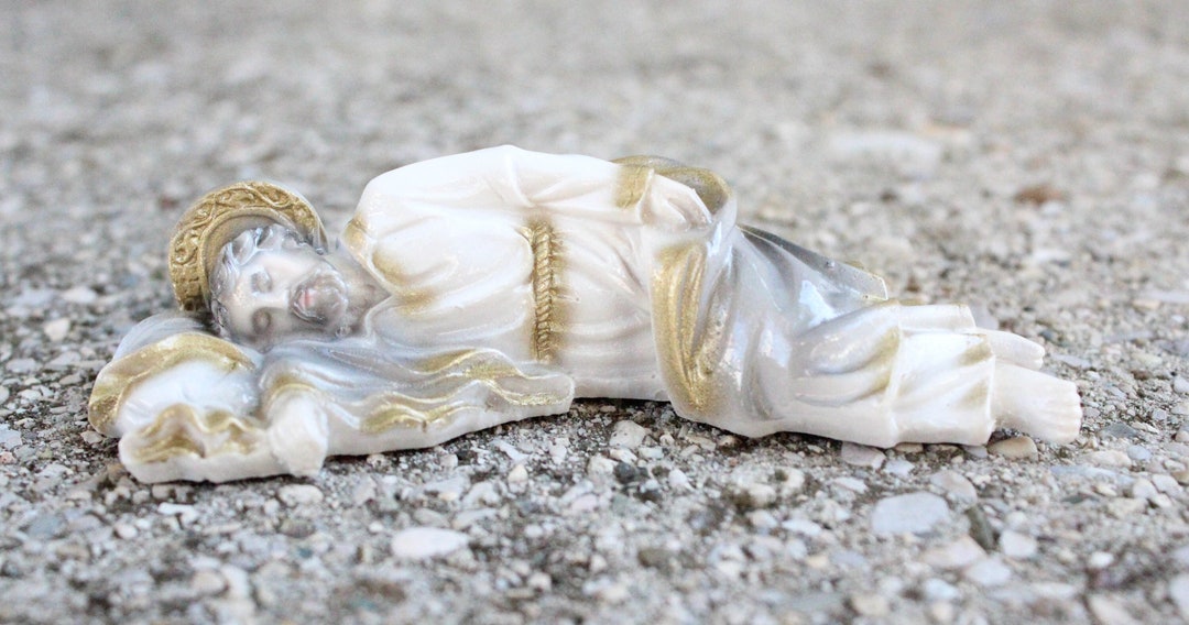 Sleeping St. Joseph Statue 4.7 Inches, Sleeping St. Joseph Stone Statue ...
