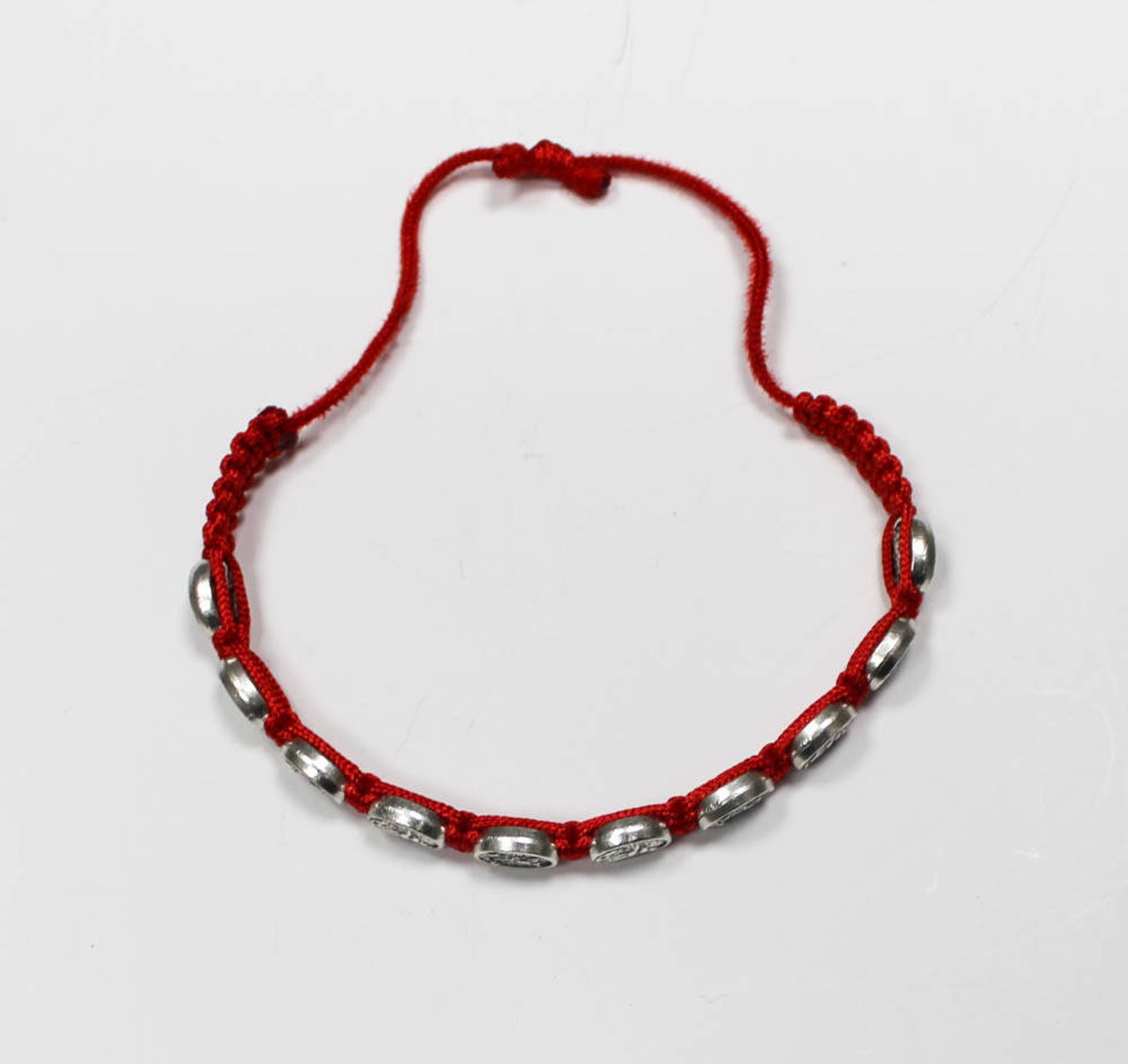 Red Cord St.michael Archangel Bracelet on Red Cord Saint - Etsy
