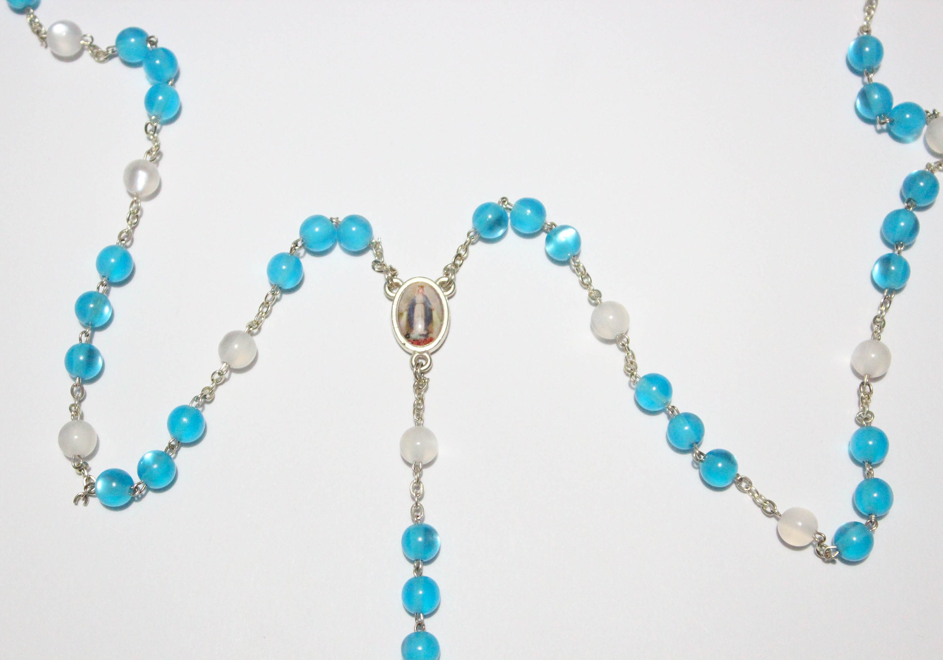 Chaplet of St. Joseph, Rosary of Saint Joseph Plastic Beads on Chain ...