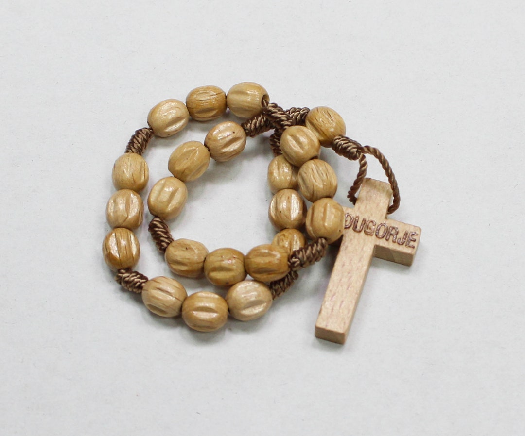 Peace Rosary of Medjugorje Wood Beads, Chaplet of Peace Medjugorje ...