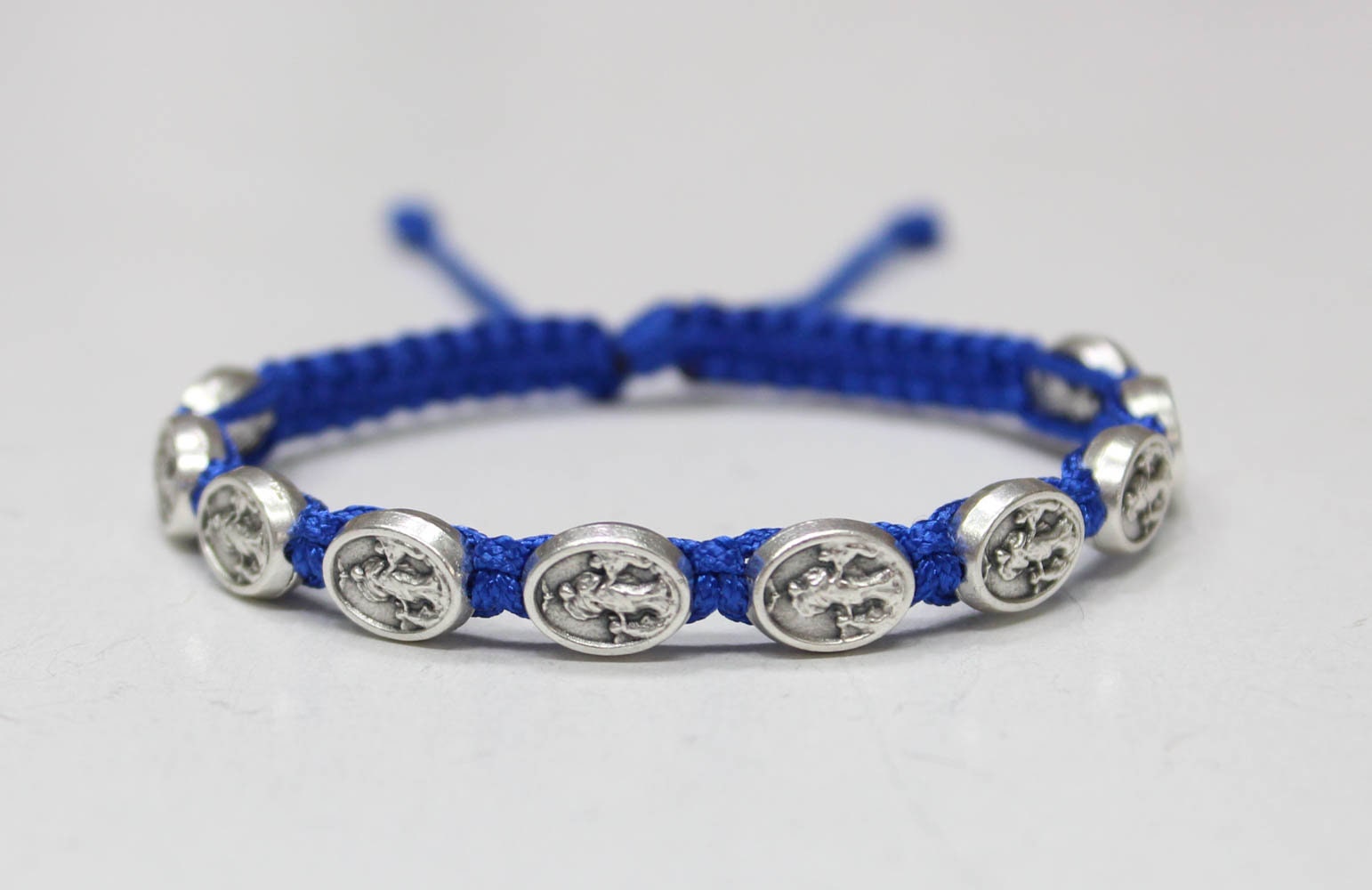 Mary Undoer of Knots Metal Medal Bracelet on Cord Our Lady - Etsy