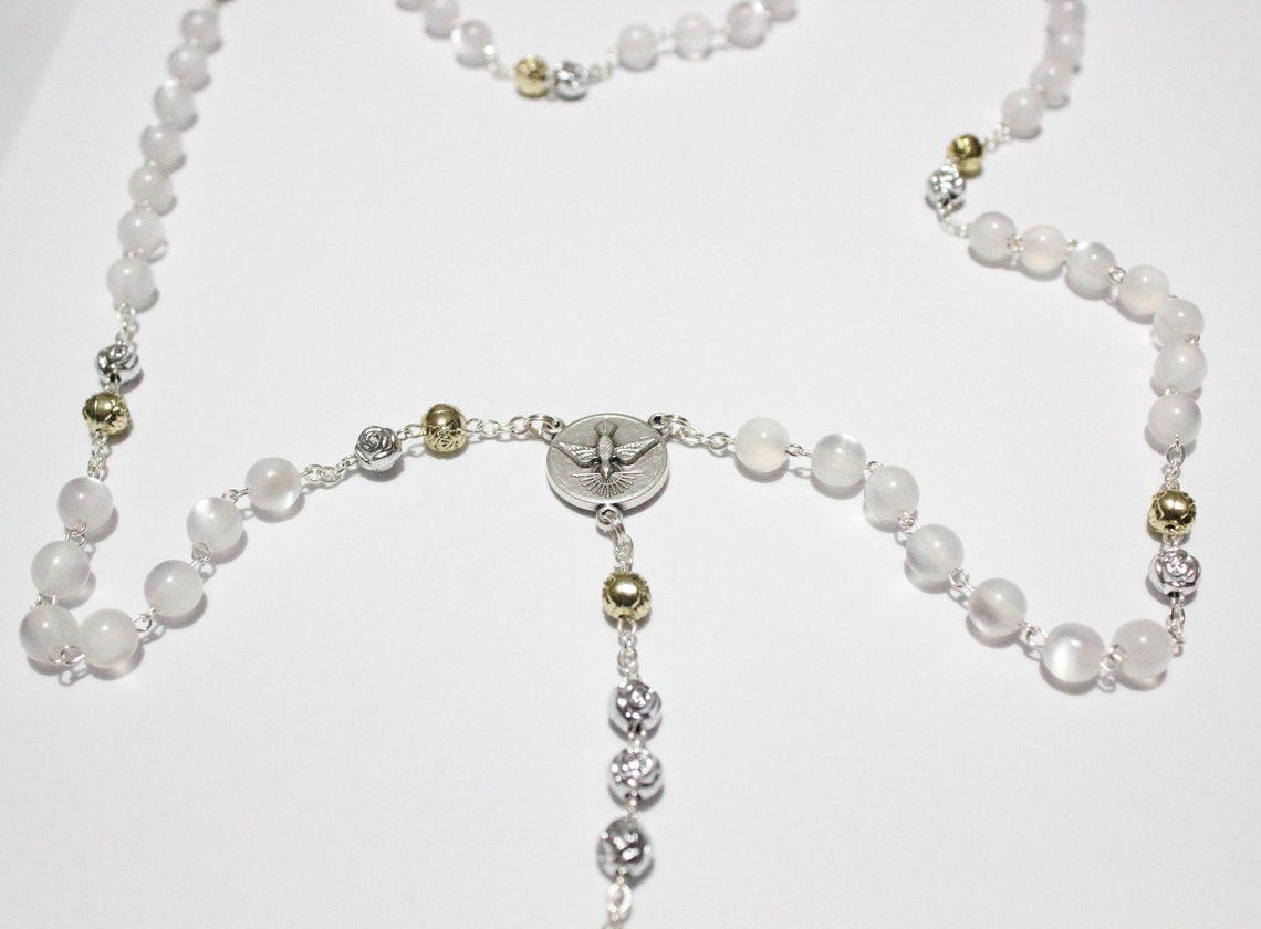 Chaplet of the Holy Spirit, the Rosary of the Holy Spirit on Chain ...