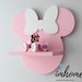 Minnie Mouse Shelf, Shelf for Baby Nursery, Kids Room, Wall Decorations ...