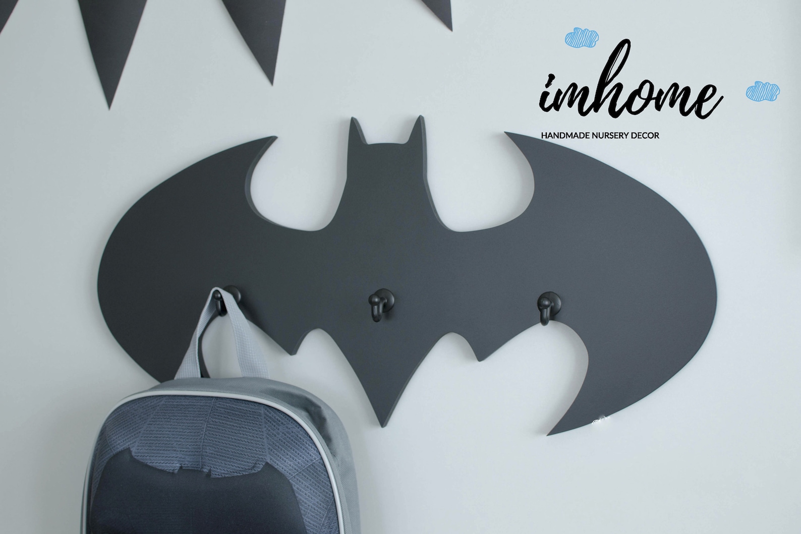 Batman Hanger Key Holder Coat Rack Wall Hanger Batman - Etsy