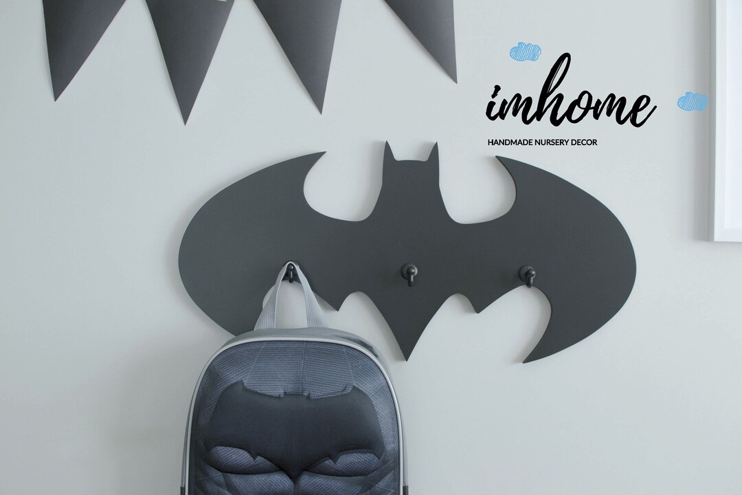 Batman Hanger Key Holder Coat Rack Wall Hanger Batman - Etsy