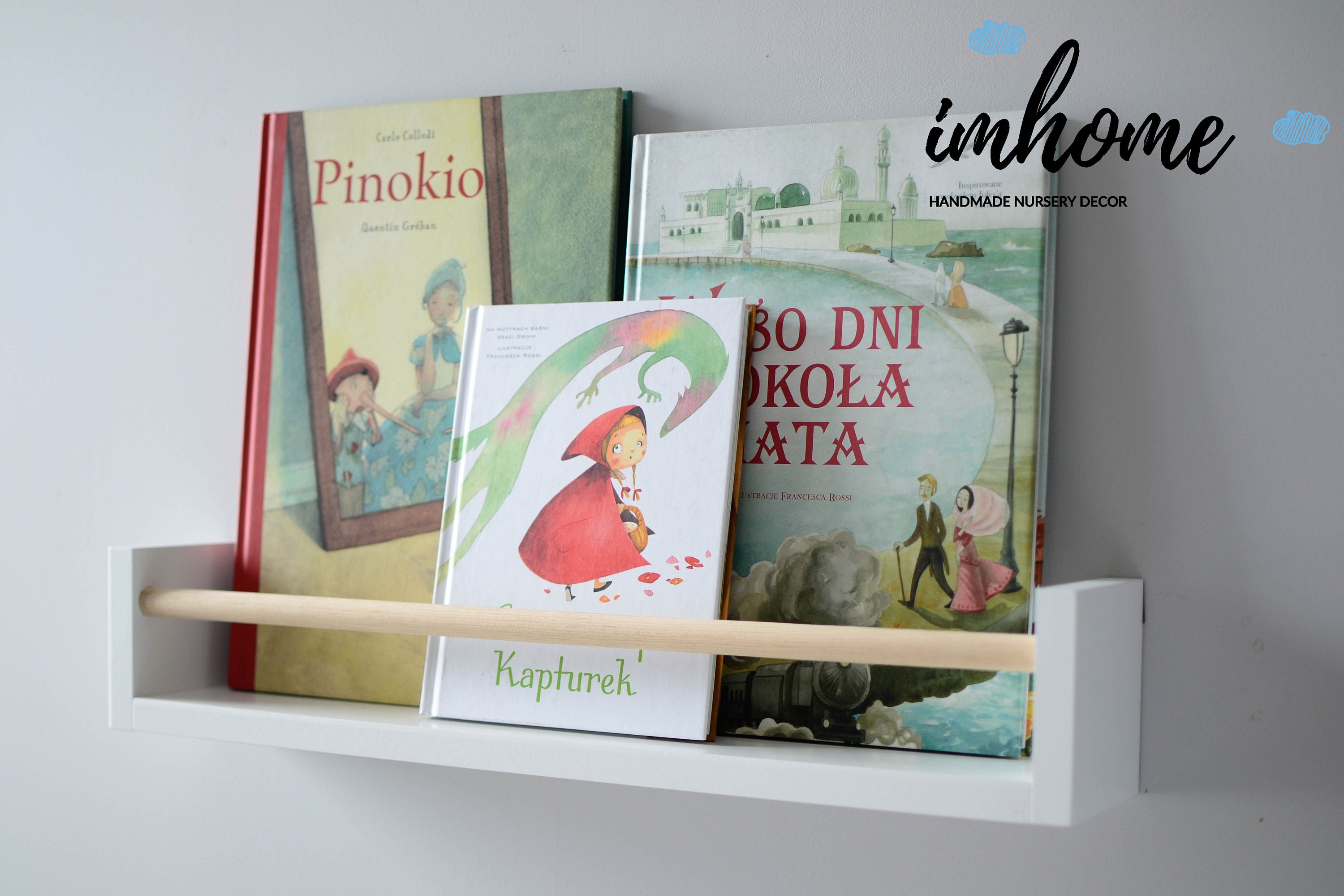 Book Shelf, Book Ledge, Floating Shelf, Picture Ledge, Kids Room ...