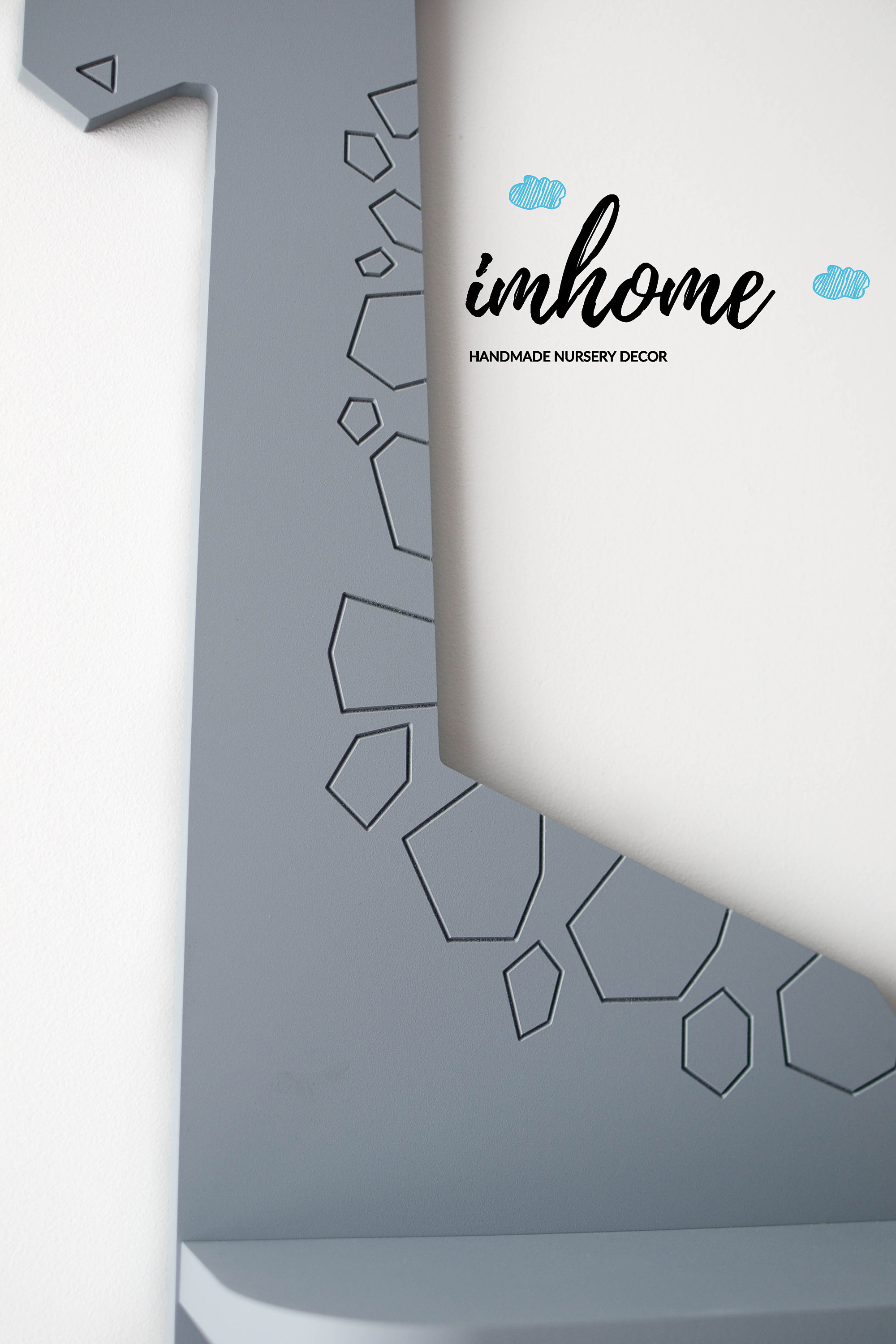 Giraffe Shelf Animal Shelves Wooden Giraffe Wooden Shelf - Etsy