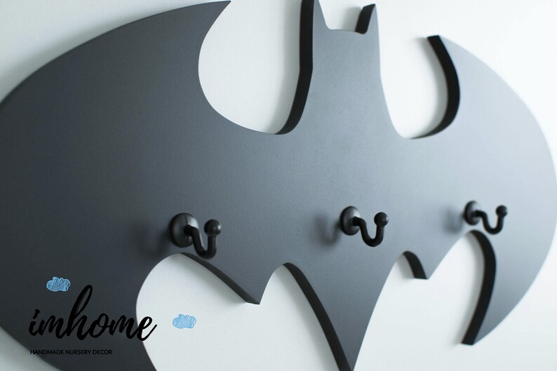 Batman Hanger Key Holder Coat Rack Wall Hanger Batman - Etsy