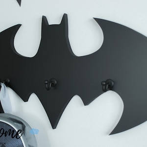 Batman Hanger Key Holder Coat Rack Wall Hanger Batman - Etsy
