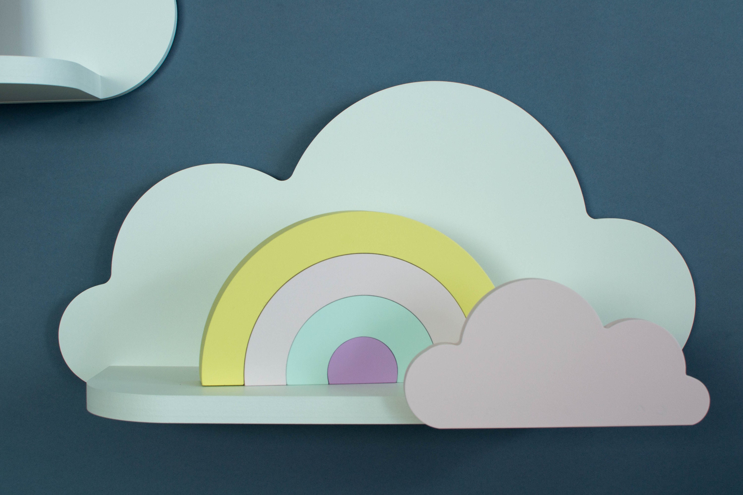 Shelf for Nursery, Nursery Room Decor, Small Cloud Shelves, Kids Room ...