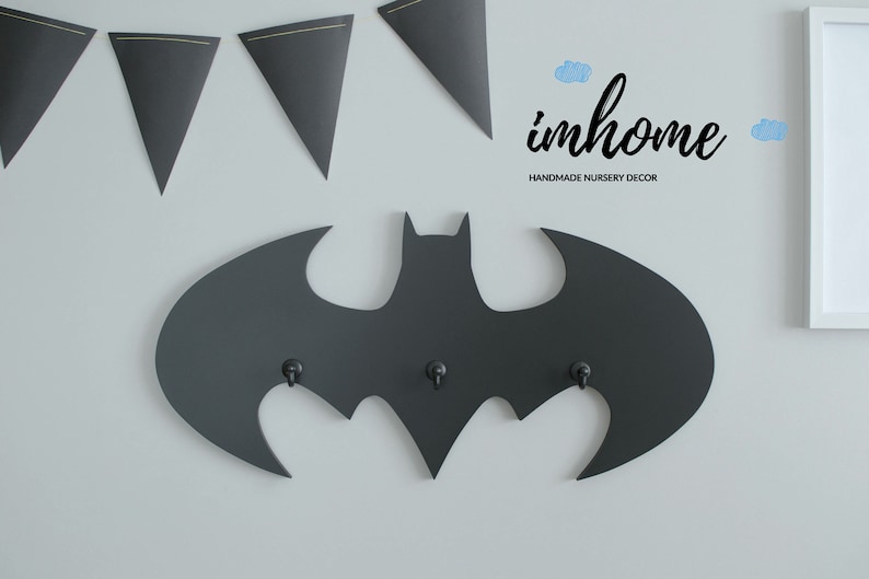 Batman Hanger Key Holder Coat Rack Wall Hanger Batman - Etsy