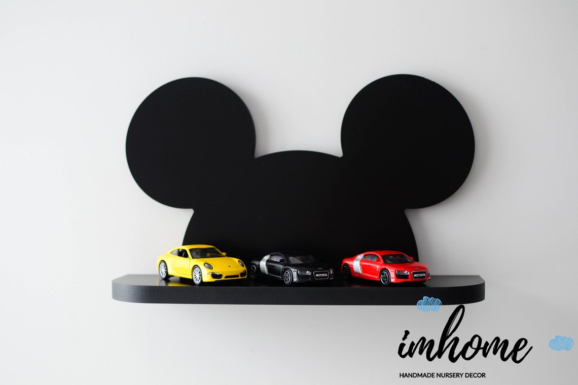 Mickey Mouse Shelf Shelf For Baby Nursery Kids Room Wall | Etsy