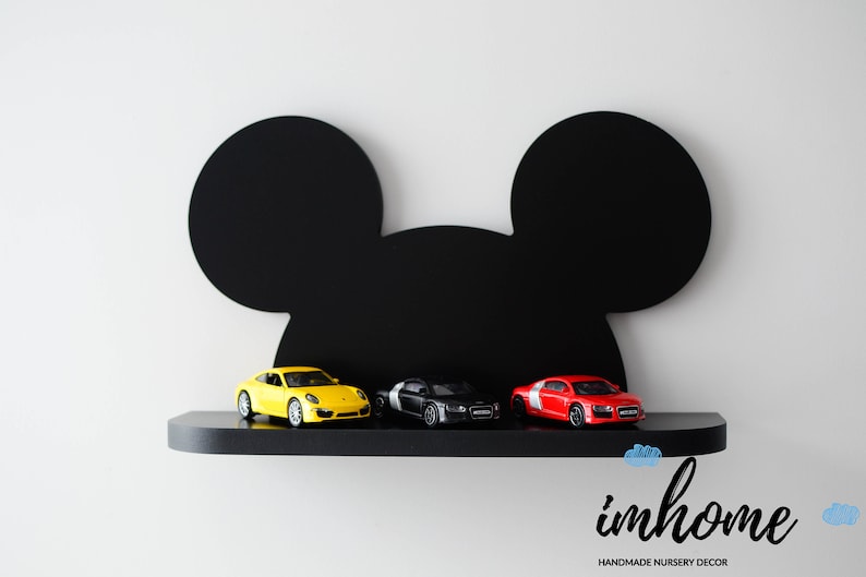 Mickey Mouse Shelf Shelf For Baby Nursery Kids Room Wall | Etsy
