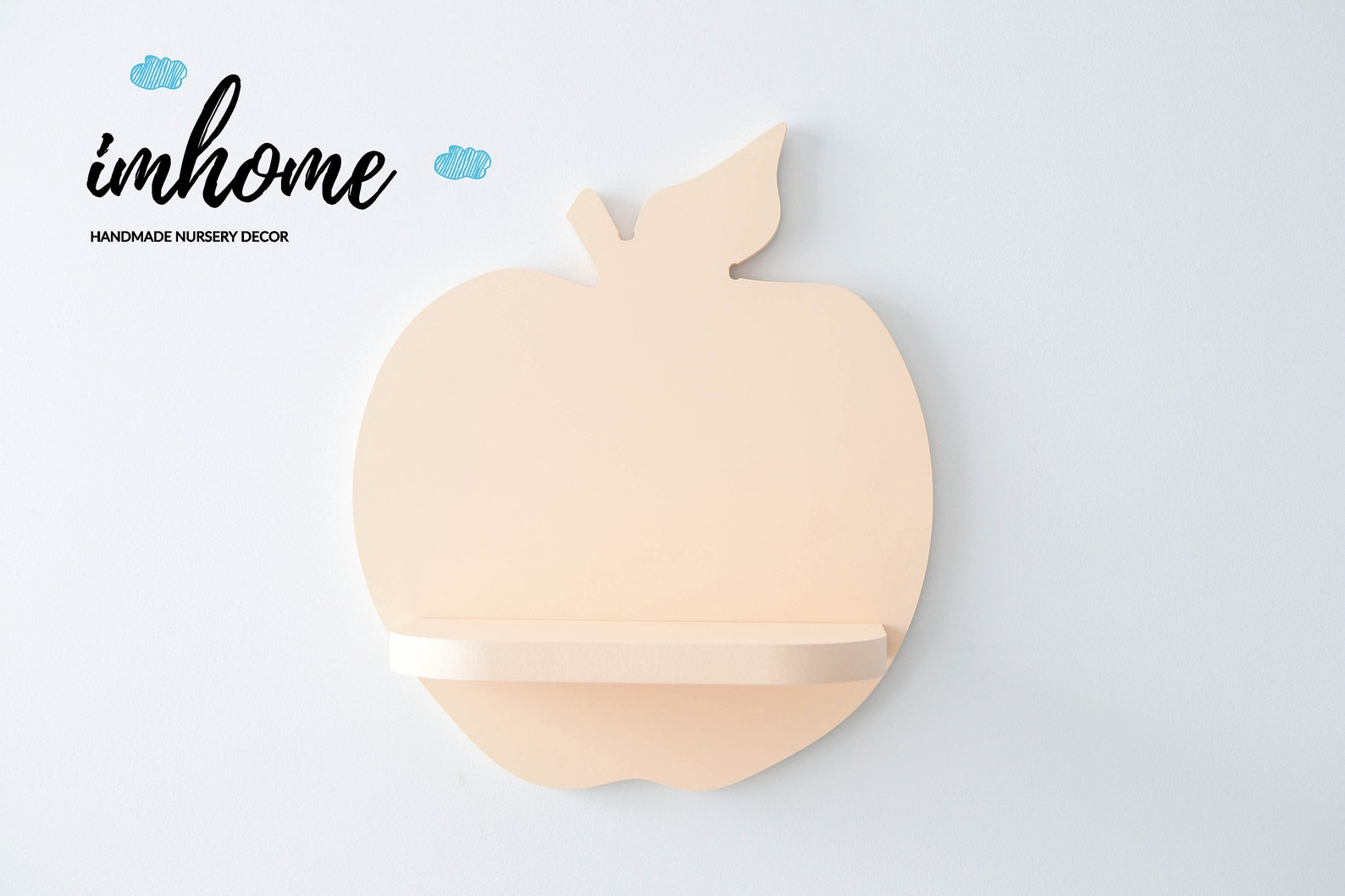 Shelf for Baby Nursery Apple Shelf Kids Room Wall - Etsy