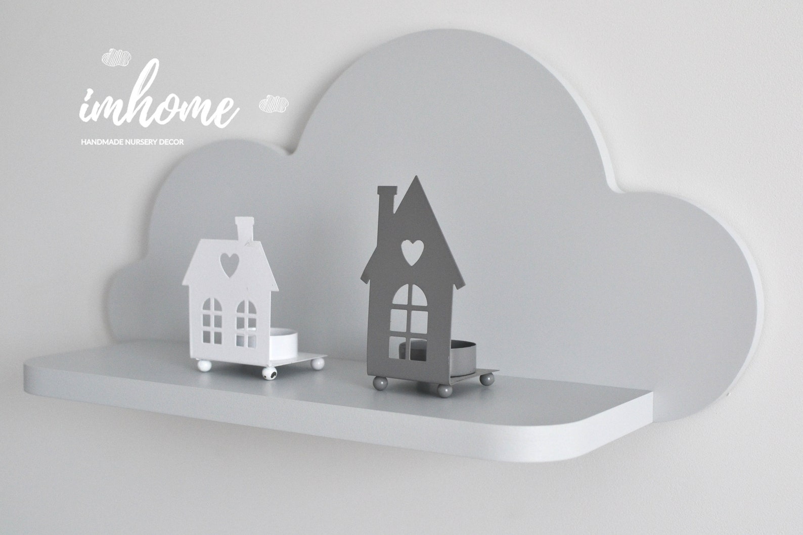 Cloud Wall Shelf White Shelf Small Cloud Shelves Kids - Etsy