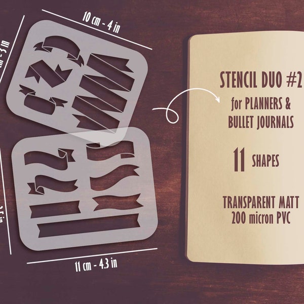 Bullet Journal Stencil - Etsy