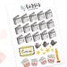 Movie Night Stickers, Cinema Planner Stickers, Hand-drawn Stickers ...
