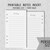 Printable Minimal Notes Insert for A5 Planners, Double Sided Sheet ...