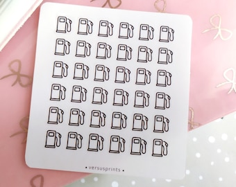 Fuel Tracker Stickers - Etsy