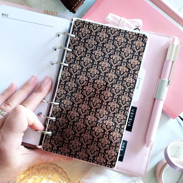 Rose Gold Dashboard for A5 Planner - Etsy