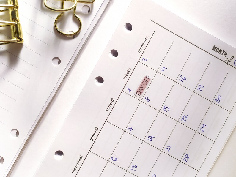 Transparent Day off Stickers, Clear Minimal Planner Stickers, Mini ...