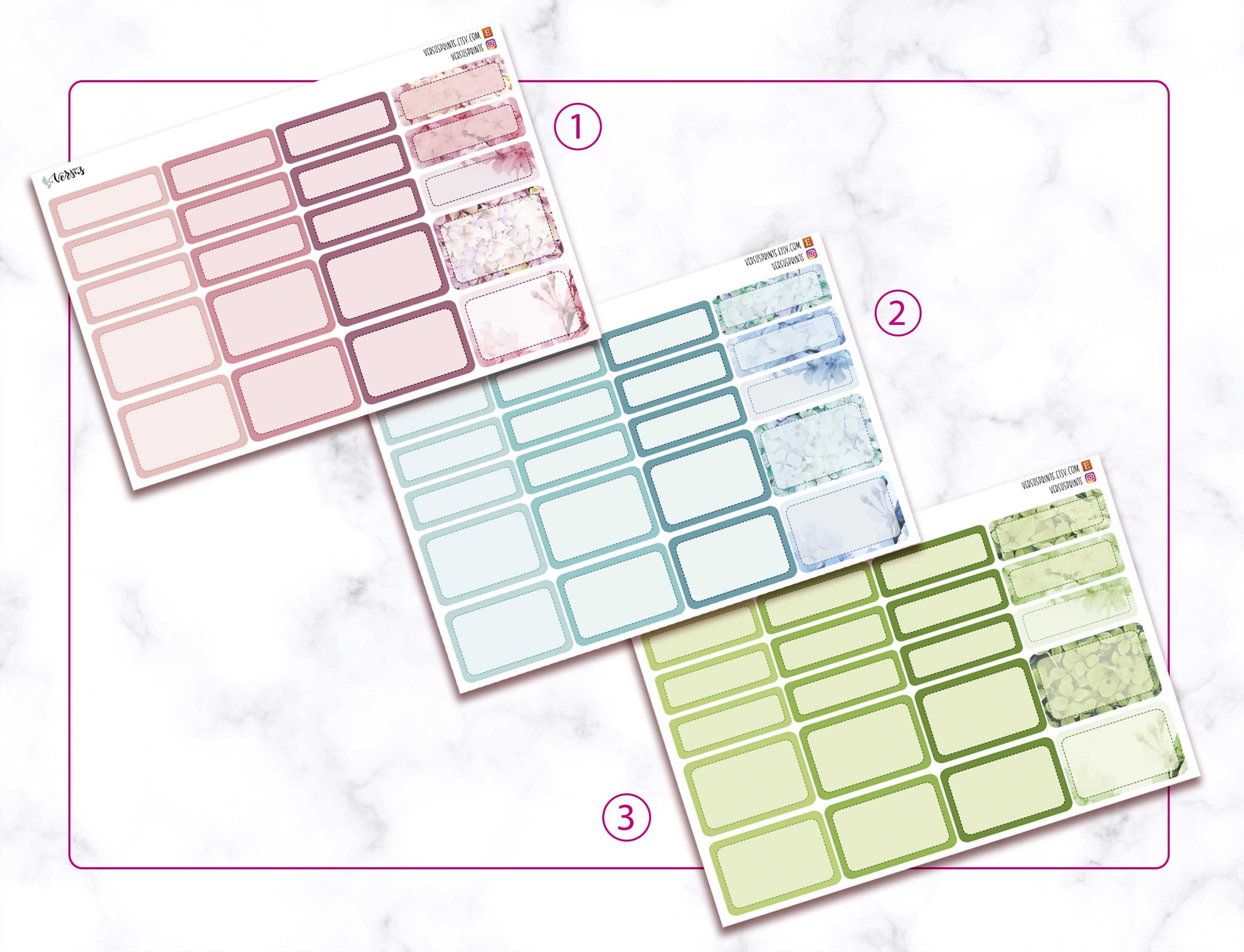 Basic Labels Functional Planner Stickers Writable - Etsy