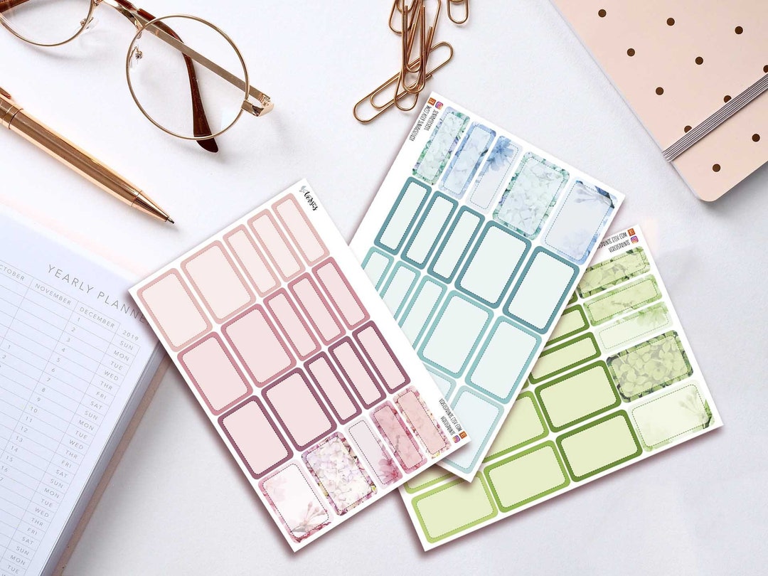 Basic Labels, Functional Planner Stickers, Writable Appointment Quarter ...