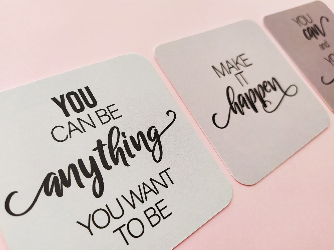 Planner Cards, Journaling Cards, Inspirational Stationery, Neutral ...