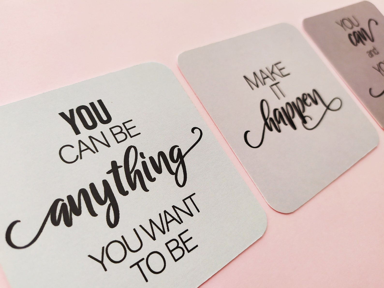 Planner Cards, Journaling Cards, Inspirational Stationery, Neutral ...